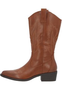 Palado VESTIAS - Cowboy/Biker boots - cognac/brown - Zalando