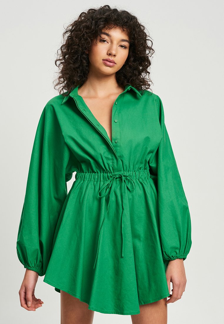 TUSSAH ADRI - Robe chemise - green/vert - ZALANDO.BE