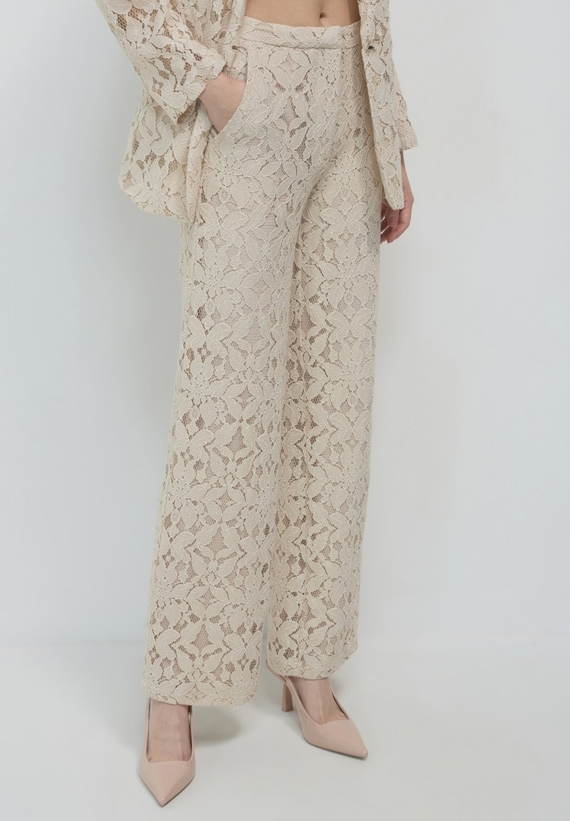 Calliope Pantalon classique - crema/beige - ZALANDO.FR