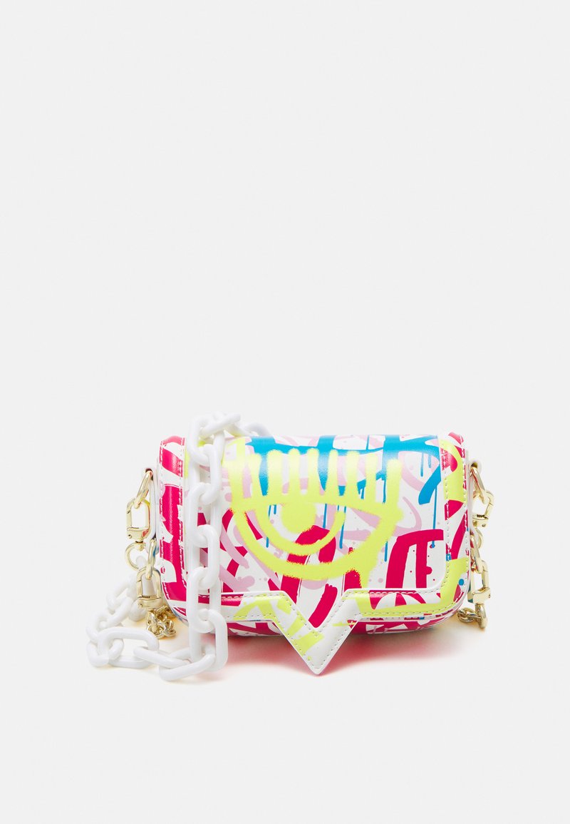 CHIARA FERRAGNI RANGE EYELIKE BAGS - Across body bag - white/multi ...