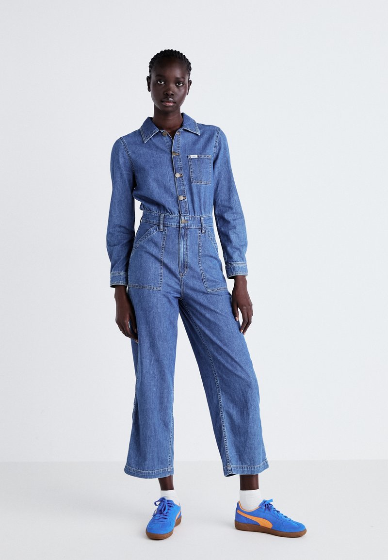 Lee WORKWEAR UNIONALL - Jumpsuit - karmic blue/blå denim - Zalando.no
