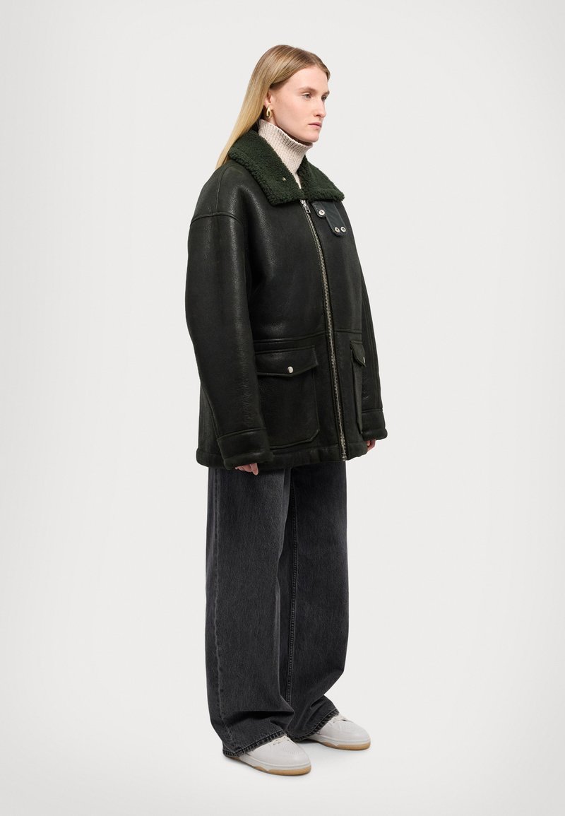 Won Hundred KYOTO - Leather jacket - black - Zalando.ie