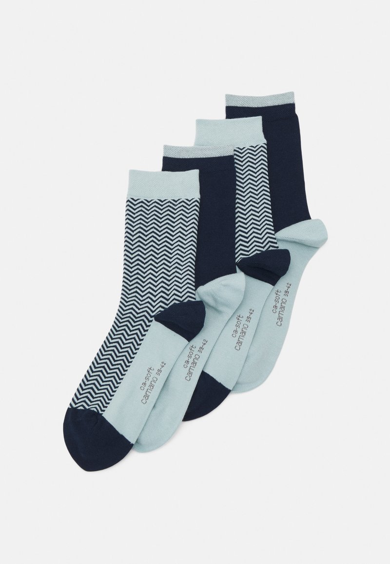 camano WOMEN HERINGBONE SOCKS 4 PACK - Socks - dark blue - Zalando.ie