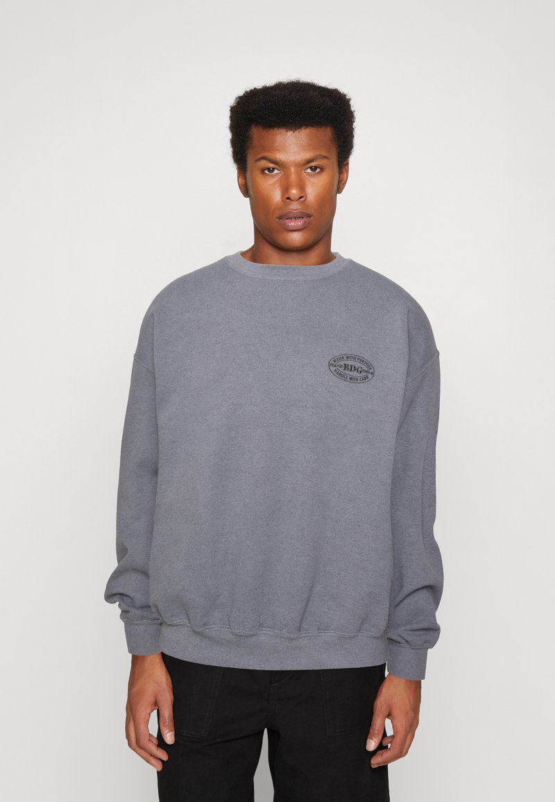 BDG Urban Outfitters WORKWEAR CREST UNISEX - Sweatshirt - grey/grå ...