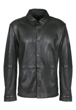 Freaky Nation Lederjacke - black/schwarz - Zalando.de