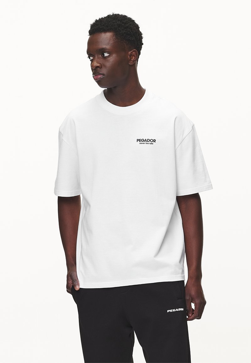 Pegador ALCHAR TEE - T-shirt imprimé - white/blanc - ZALANDO.FR