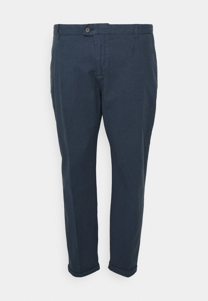 Redefined Rebel ERCAN CROPPED PANTS - Chinos - navy/dark blue - Zalando.de