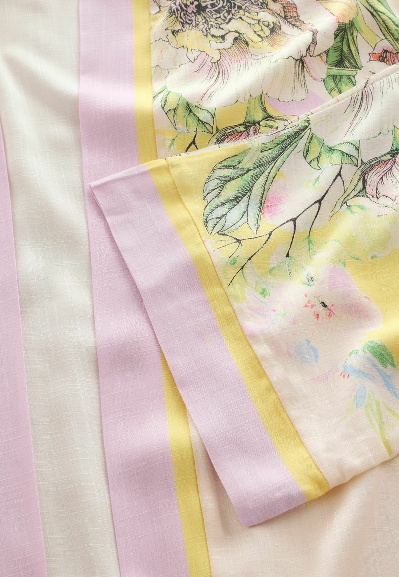 Next SPLICED LONGLINE KIMONO - Cape - yellow lilac floral/multi ...