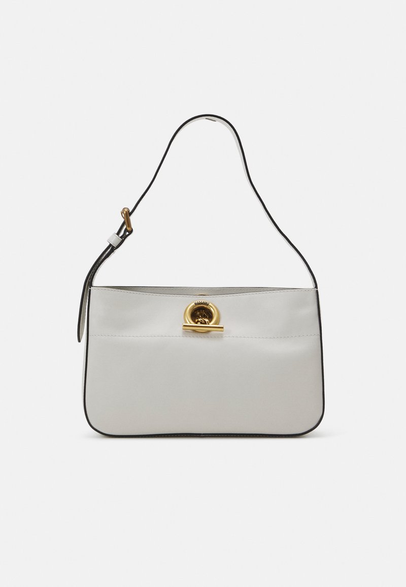 MOSCHINO METAL TOGGLE - Handbag - fantasy print white/white - Zalando.ie
