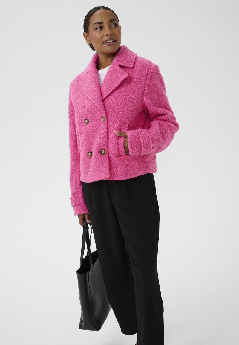Kaffe KAANNE - Blazer - pink power/pink - Zalando