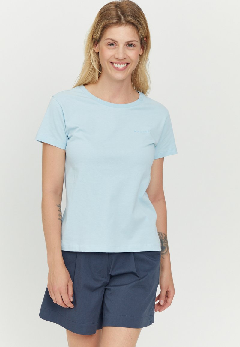 Mazine BLAKELY - T-Shirt basic - dream blue/hellblau - Zalando.de