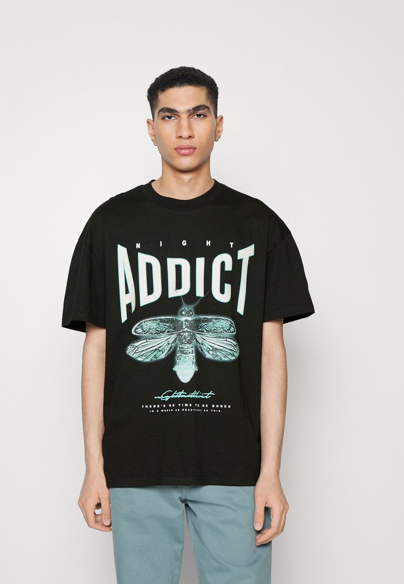 Night Addict T-Shirt print - black/schwarz - Zalando.at