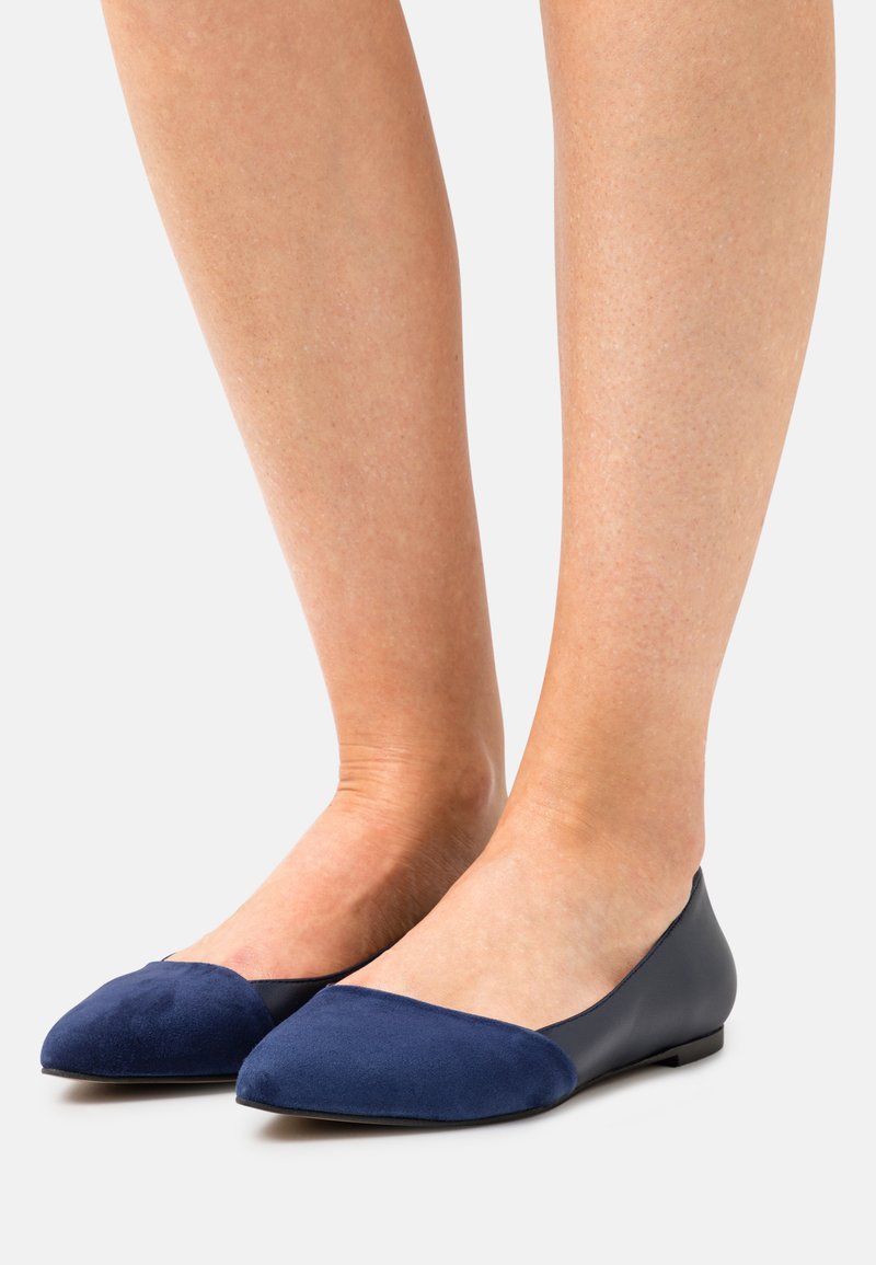 Zign LEATHER - Ballet pumps - dark blue - Zalando.co.uk