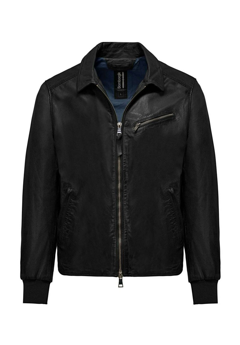 Bomboogie NASH - Leather jacket - black - Zalando