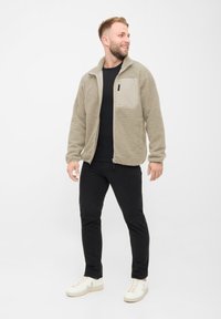 Derbe KUSCHELBY POCKET - Fleecejacke - cobblestone/beige - Zalando