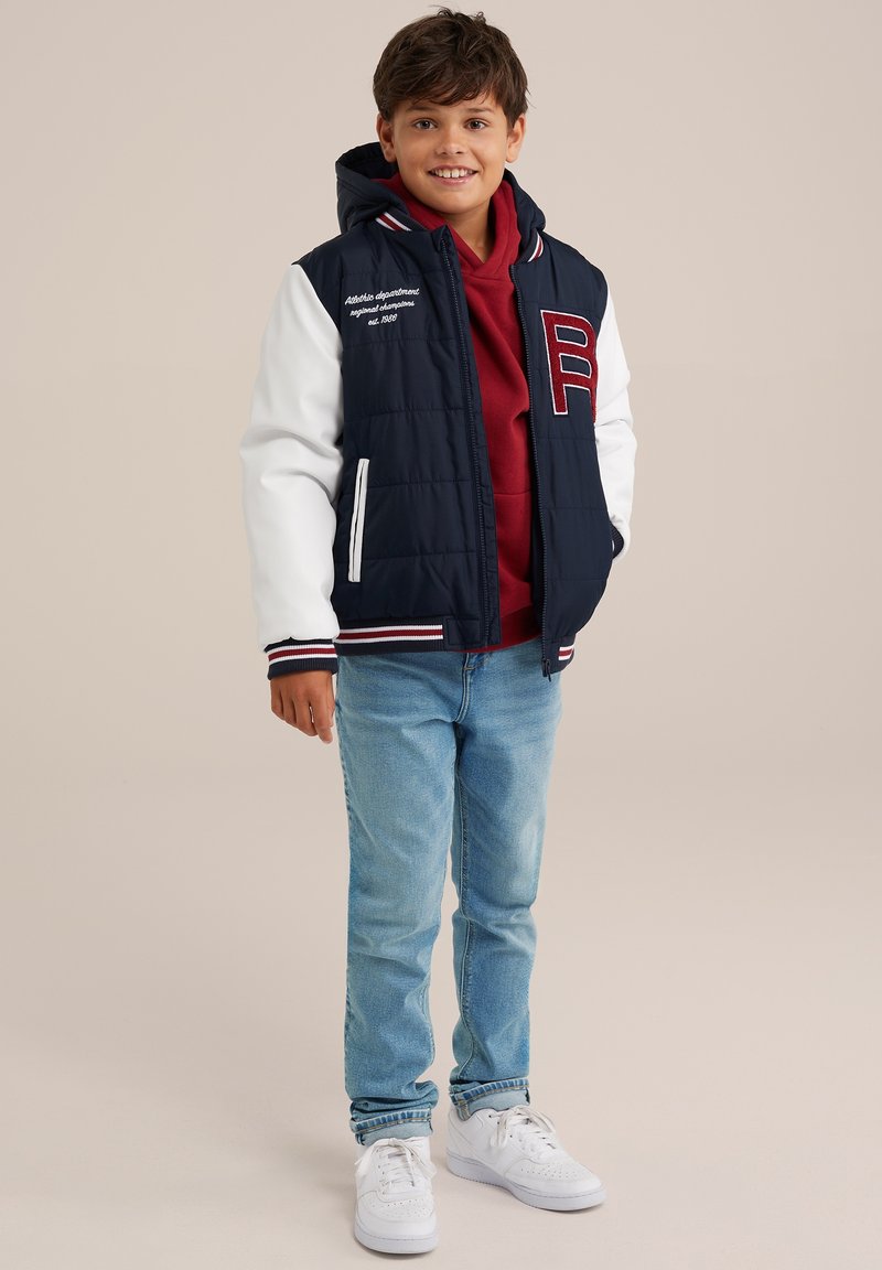 WE Fashion BLUE RIDGE - Bomber Jacket - blue/mottled blue - Zalando