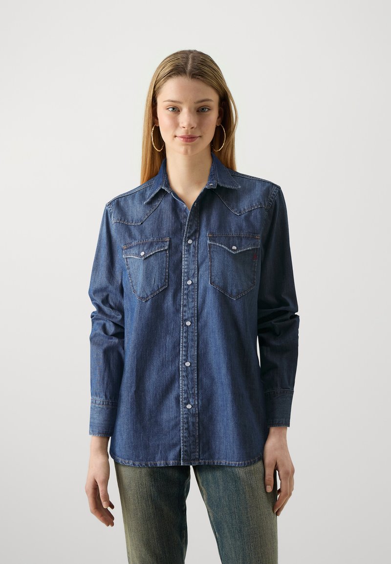 Replay Cămașă - medium blue/denim albastru - Zalando.ro