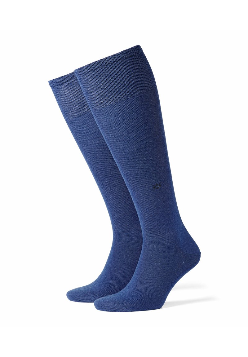Burlington LEEDS - Knee high socks - royal blue (6051)/royal blue - Zalando