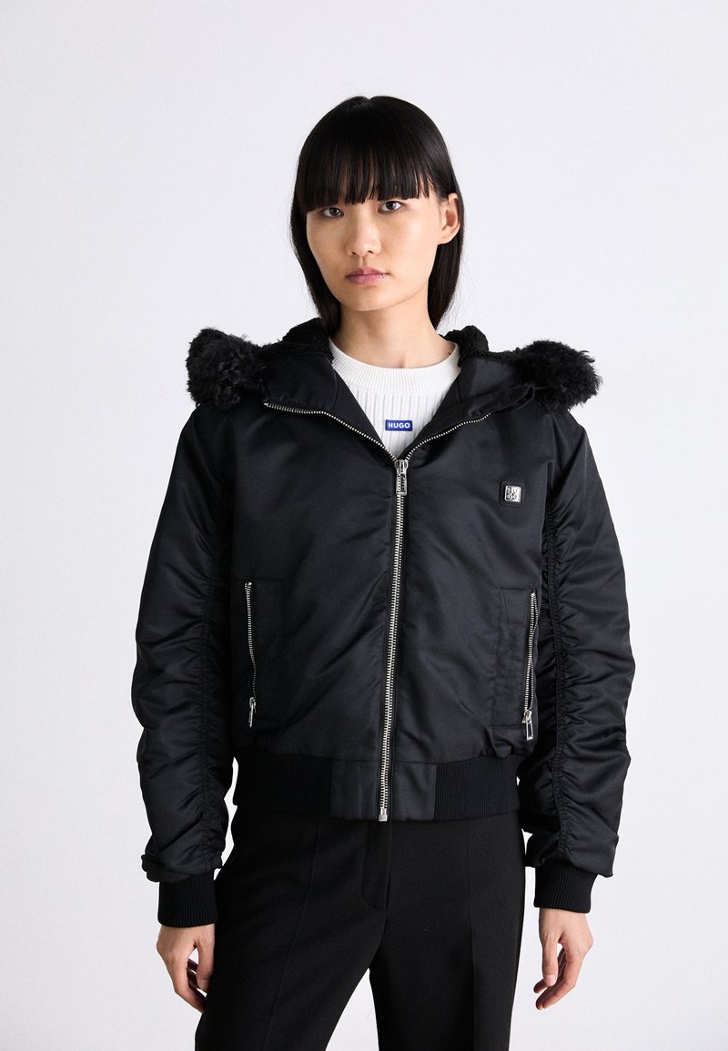 HUGO FALORA - Bomber Jacket - black - Zalando.ie
