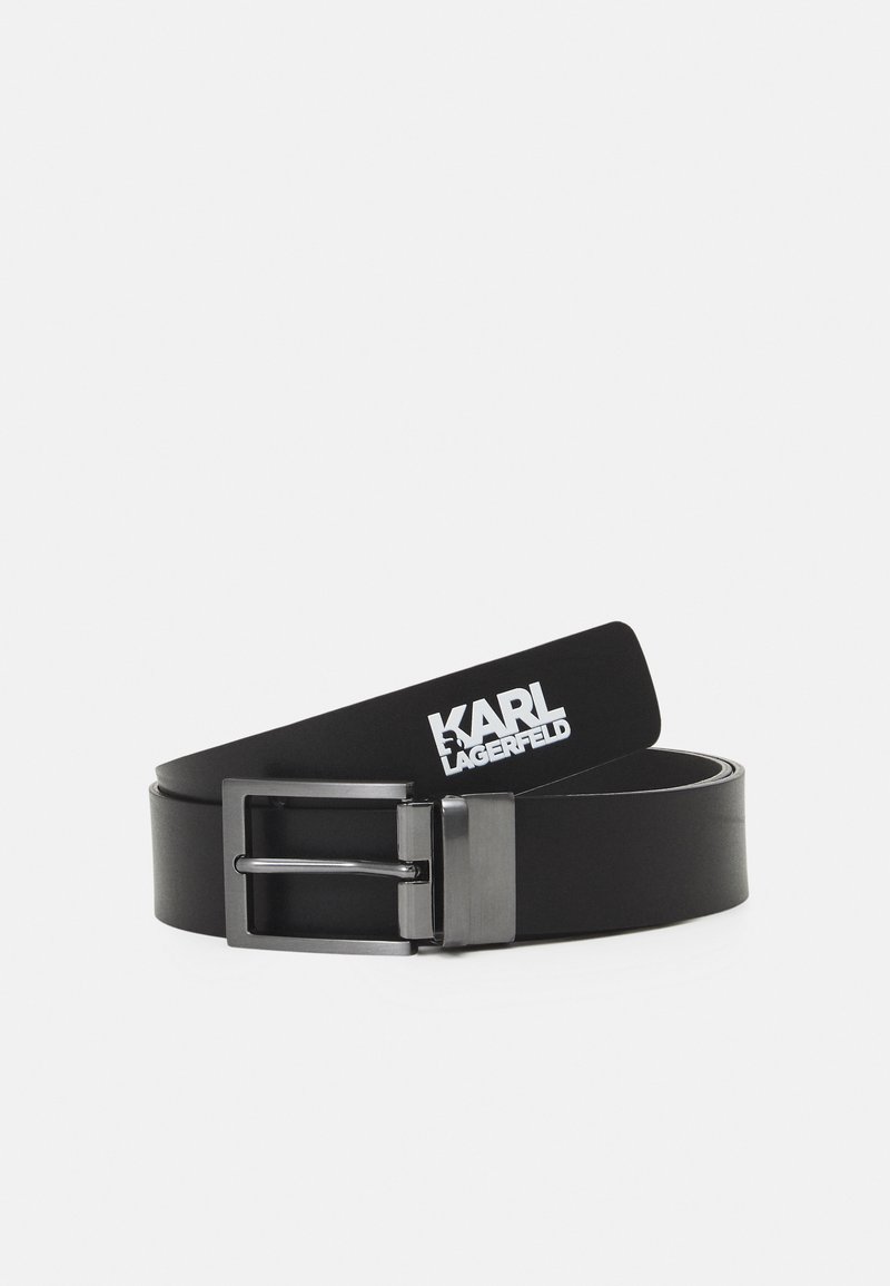 KARL LAGERFELD BELT UNISEX - Vöö - black/must - Zalando.ee