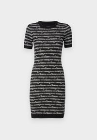 Tommy Jeans SCRIPT - Shift-haljina - black hybrid/crno - Zalando.hr