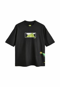 Next CHRISTMAS - Print T-shirt - the grinch black/black - Zalando