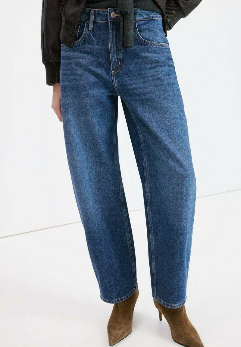 Mango ADULT - Relaxed fit jeans - donkerblauw/dark blue - Zalando