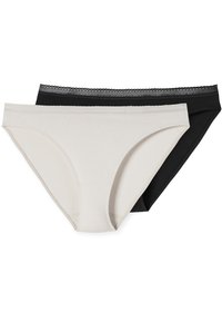 Schiesser 2PACK RIO - Briefs - schwarz sand/beige - Zalando.co.uk