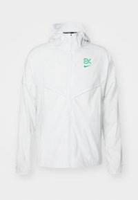 Nike Performance LIGHT - Running jacket - summit white/stadium green ...