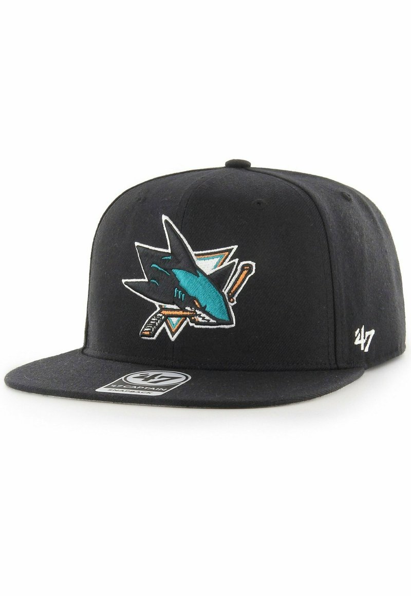 '47 CAPTAIN SAN JOSE SHARKS - Cap - black - Zalando