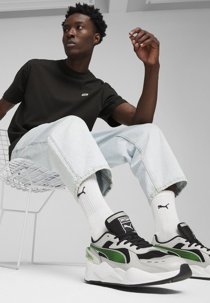 Puma RS-X 40TH ANNIVERSARY - Sneaker low - black cool light gray ...