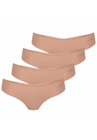 Sloggi HIPSTRING WEICH LEICHT UNSICHTBAR S 4 PACK - String - beige ...