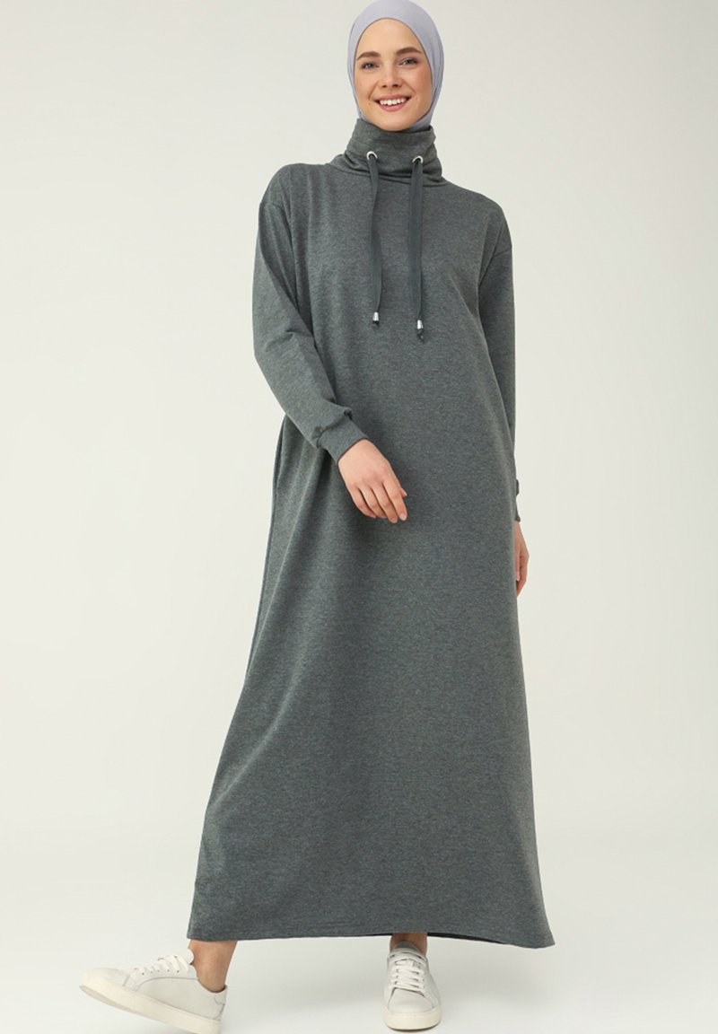 Modanisa MODEST REFKA BASIC - Maxi dress - anthracite - Zalando.ie