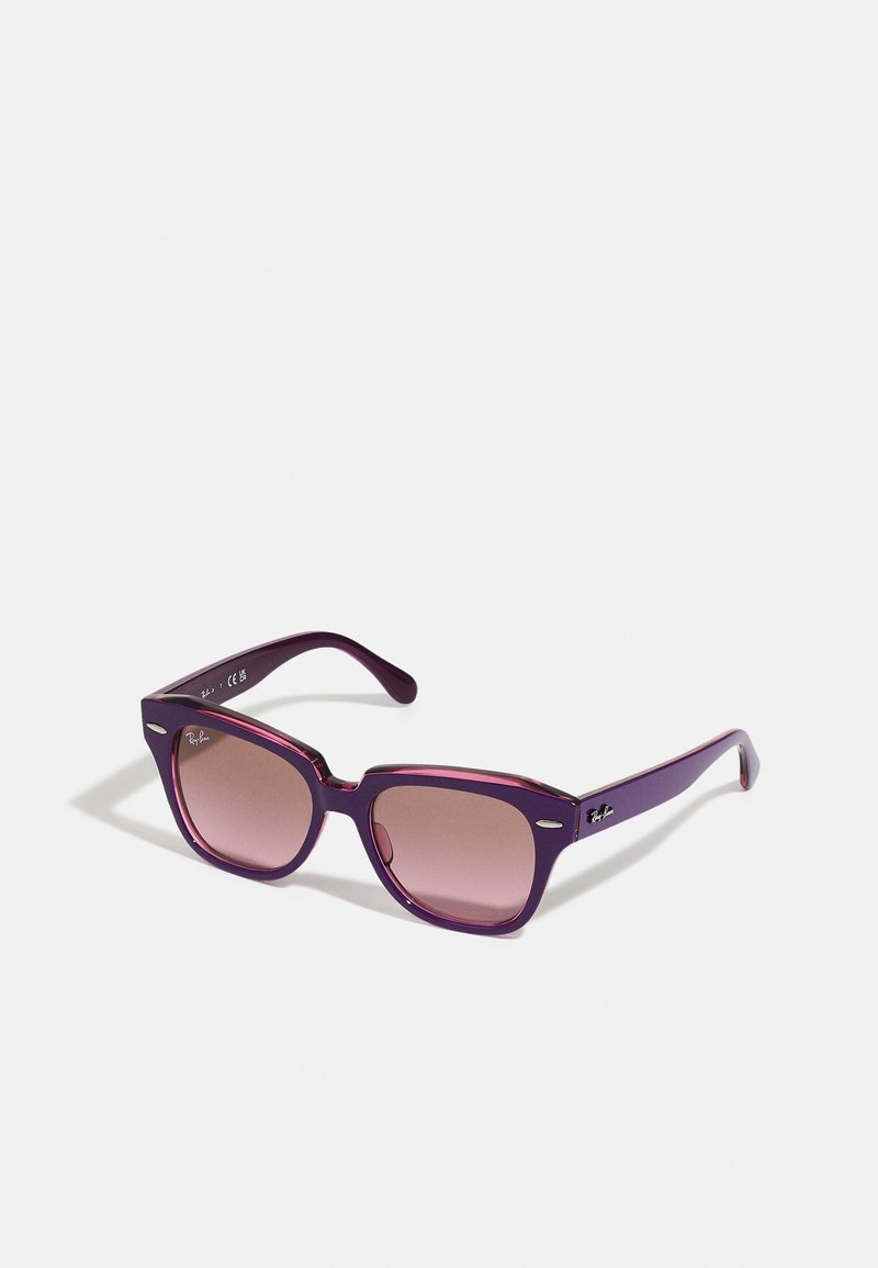 Ray-Ban UNISEX - Sunglasses - violet/transparent pink/brown/pink ...