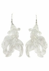AVANT-GARDE PARIS HOLLOW FISH SHAPED - Øreringe - white/sølvfarvet ...