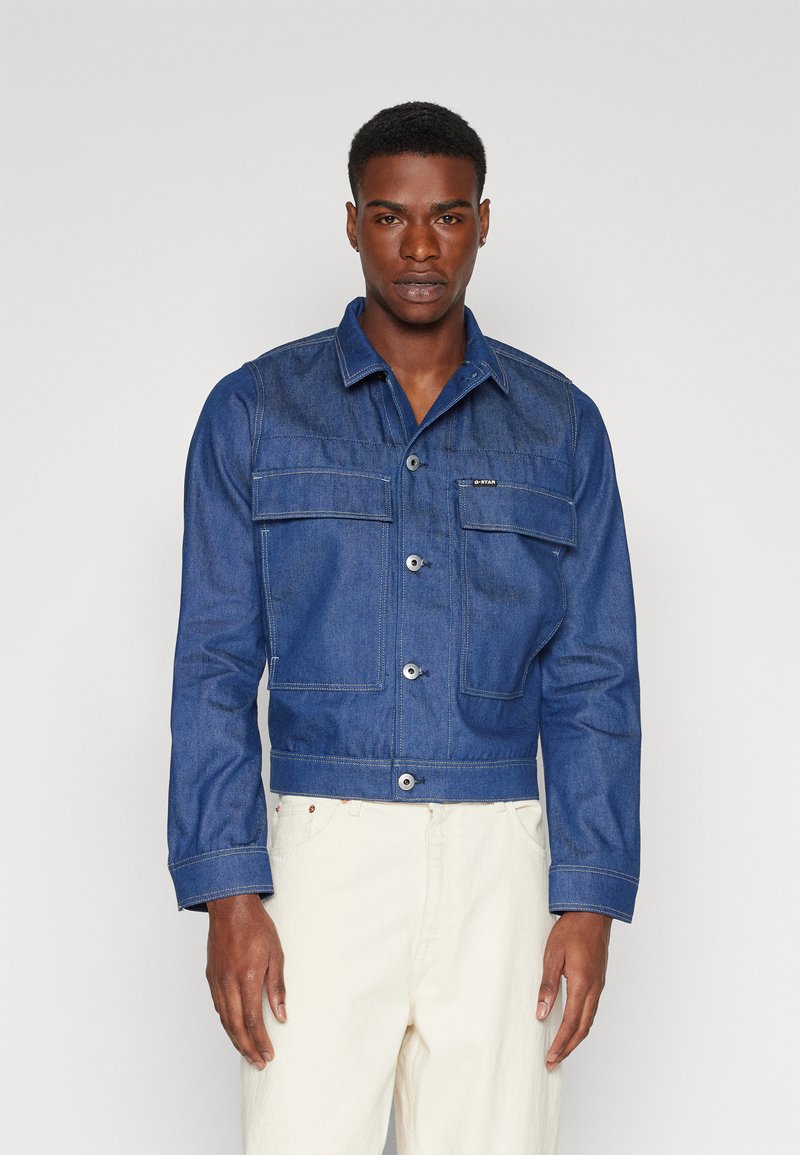 G-Star UTILITY FLAP POCKET JACKET - Jeansjacke - raw denim - Zalando.at
