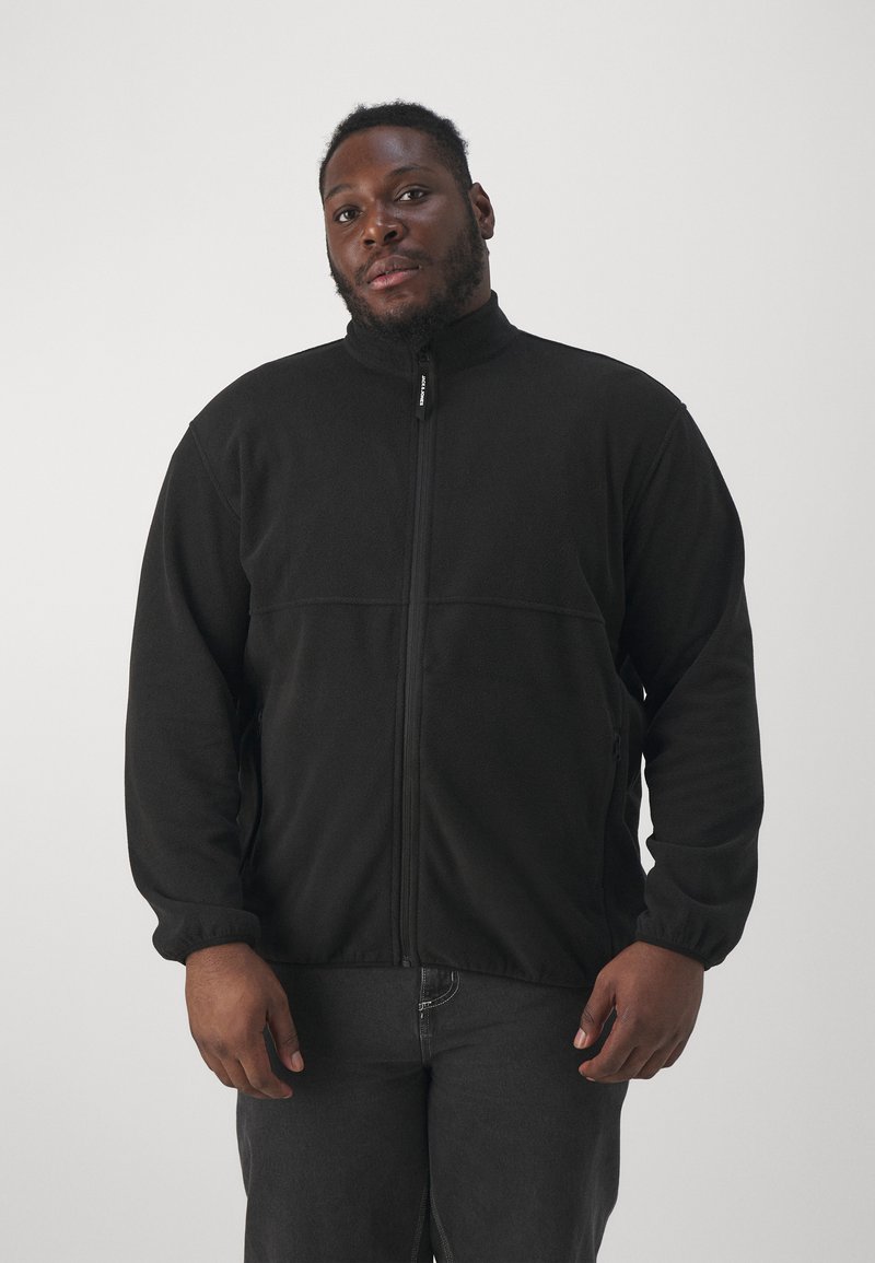 Jack & Jones JJFIRE - Fleece jacket - black - Zalando.co.uk