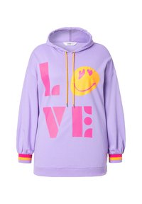 Angel of Style LOVE SMILEY MOTIV - Hættetrøje - lilac violet/lilla ...