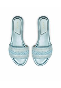 ALDO SLIDE GHALIA FLEX - Slip-ins - other blue/metallicblå - Zalando.se