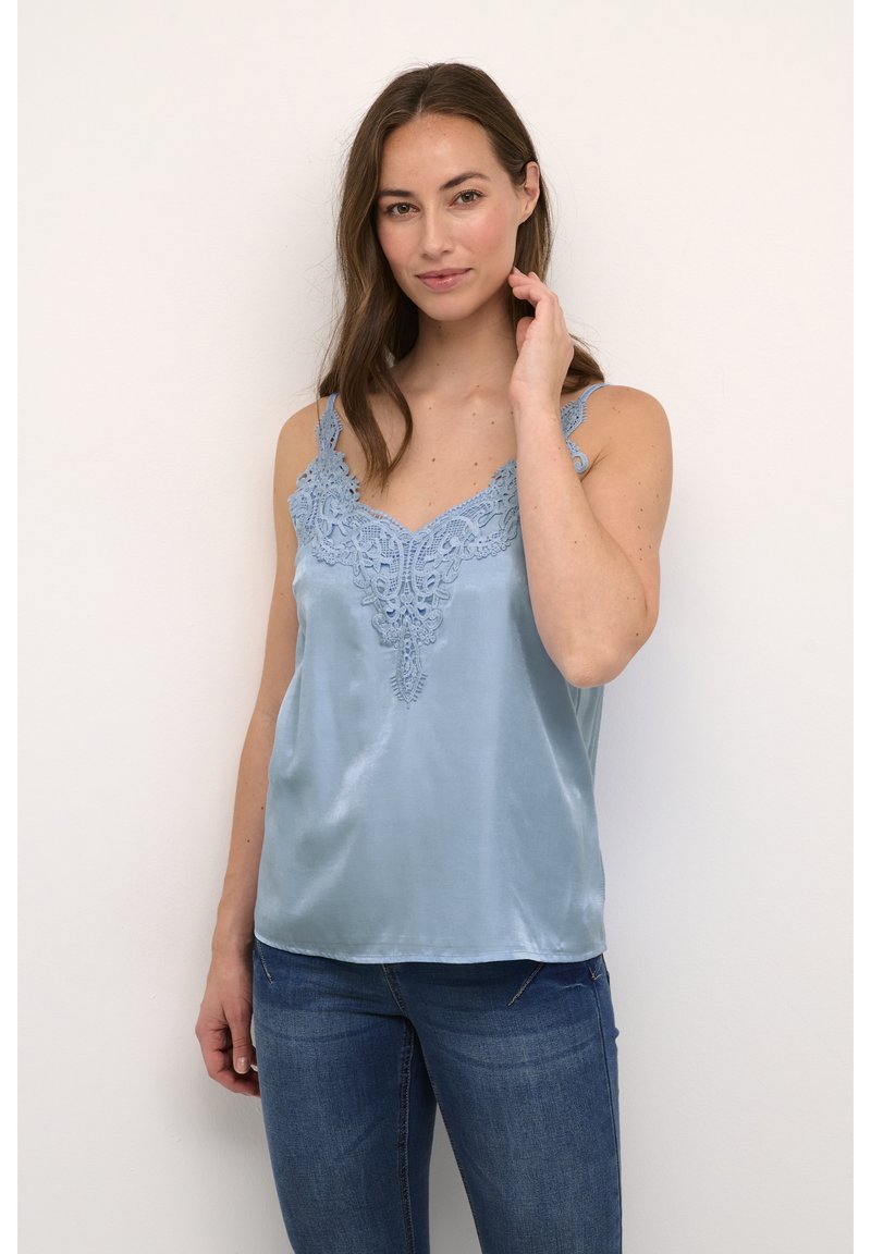 Cream ANNA - Top - airy blue/azul - Zalando.es