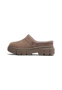 Timberland Zuecos - taupe nubuck/marrón topo - Zalando.es