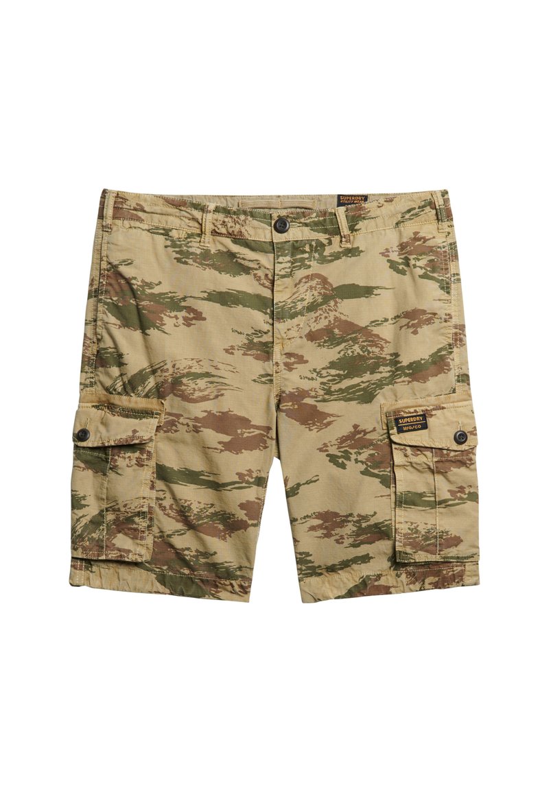 Superdry & Co PARACHUTE LIGHT - Shorts - lizard camo desert/groen ...