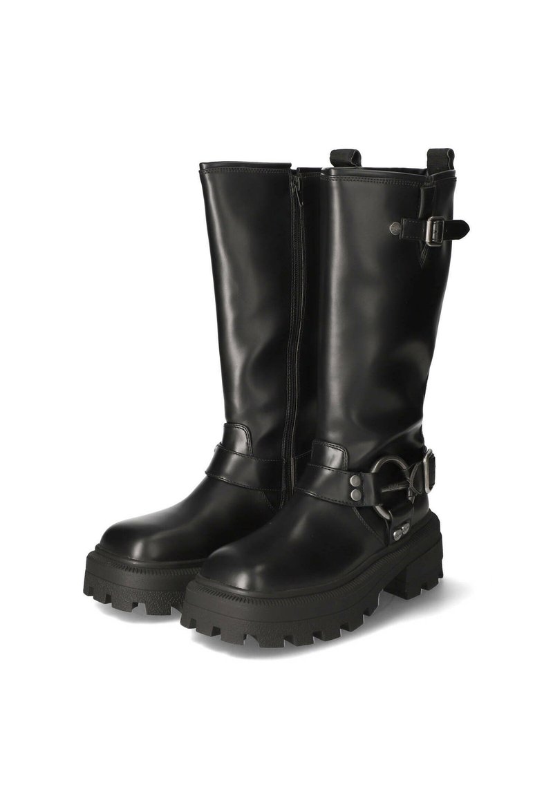 Buffalo NABU HARNESS - Plateaustiefel - schwarz - Zalando.de