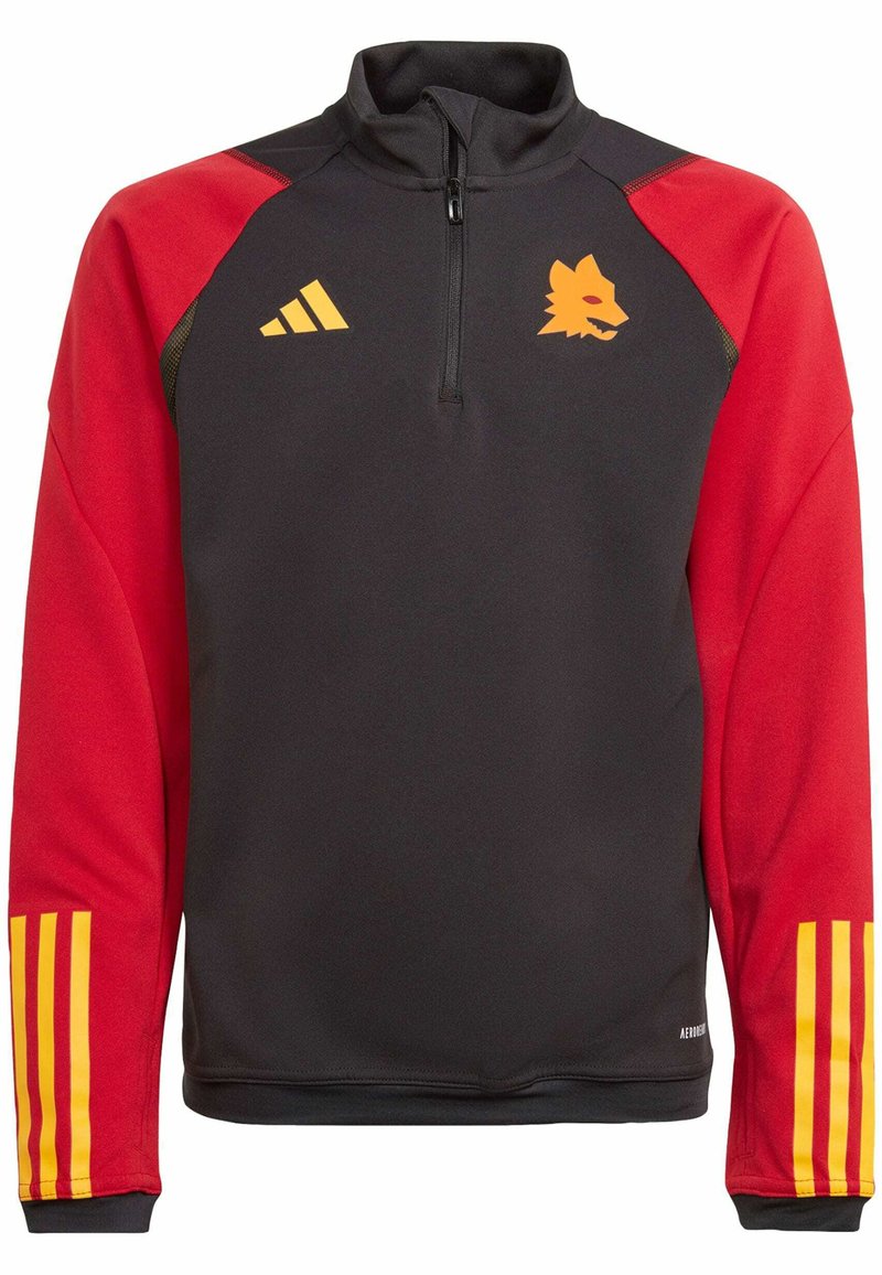 adidas Performance AS ROMA TIRO 23 TRAINING - Fleece jumper - black ...