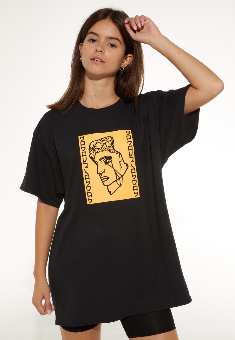 HNR LDN STATUE TEE - T-Shirt print - black/schwarz - Zalando.de