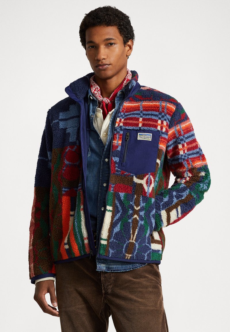 Polo Ralph Lauren LONG SLEEVE FULL ZIP - Fleecejakke - multi-coloured ...