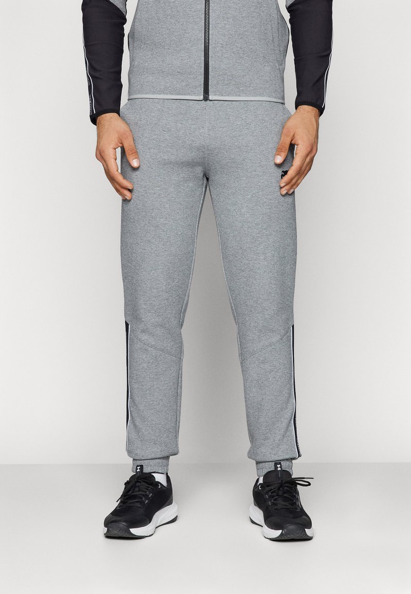 Venum CONTENDER JOGGERS - Tracksuit bottoms - heather grey/black/grey ...