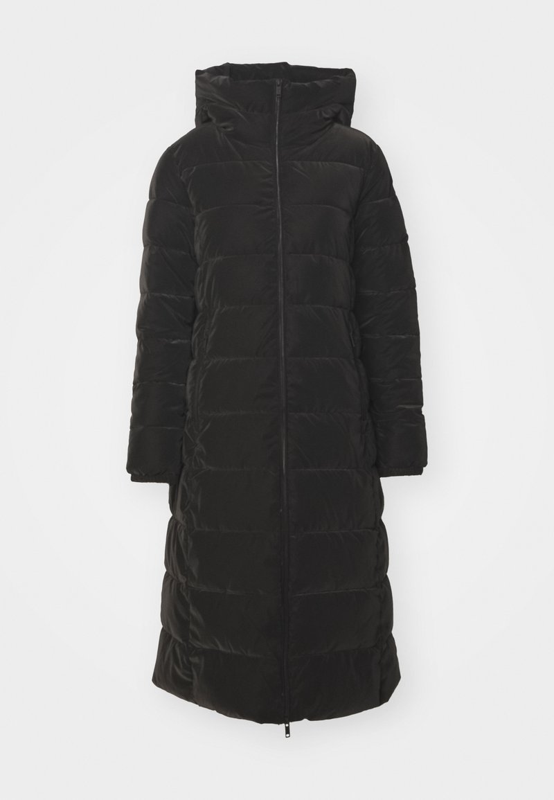 CMP WOMAN LONG COAT FIX HOOD - Vinterfrakke - nero/sort - Zalando.dk