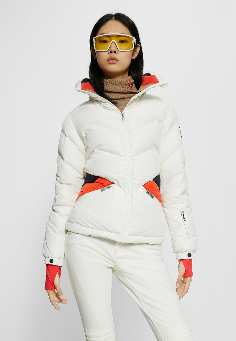 BOSS Gewatteerde jas - white/wit - Zalando.be