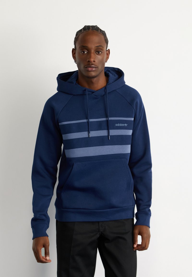 adidas Originals FIRST HOODIE - Hoodie - night indigo/dark blue ...